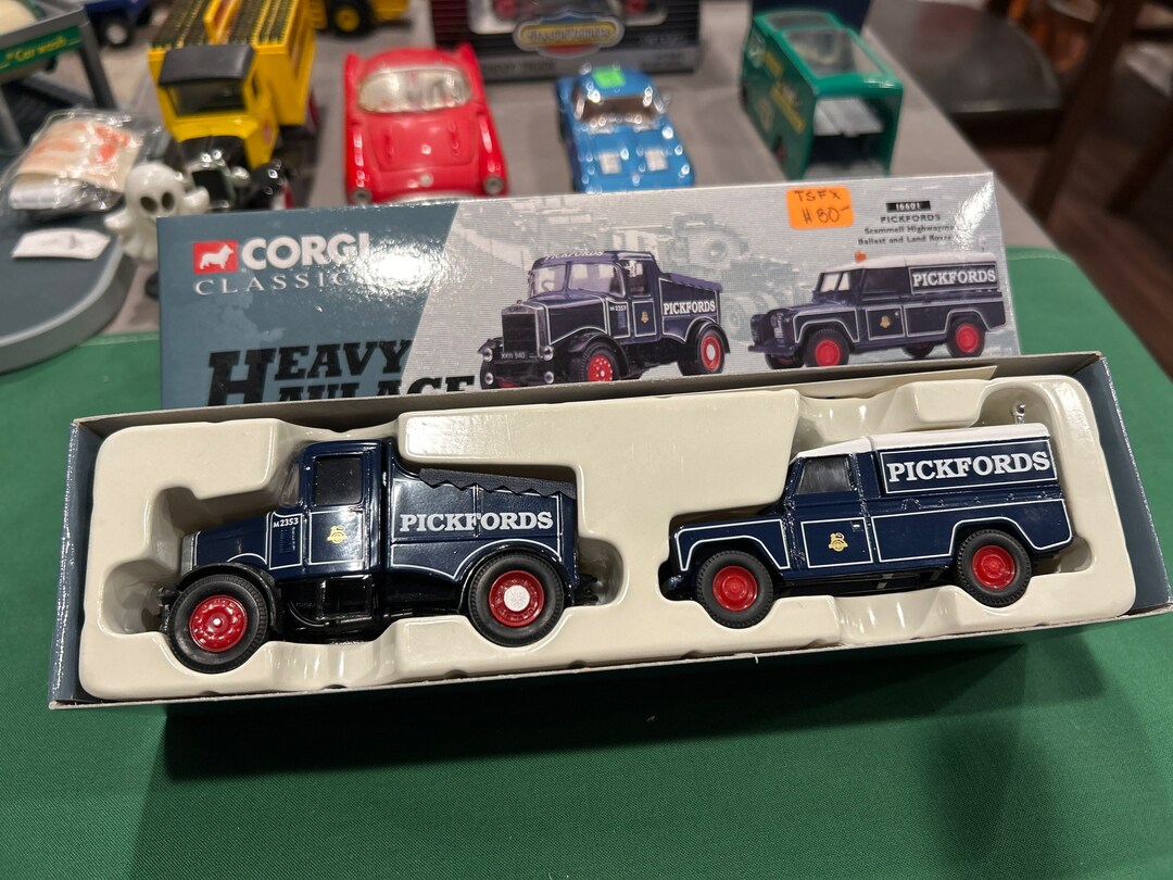 Corgi Classics Heavy Haulage Scammell Highwayman Ballast & Land Rover ...