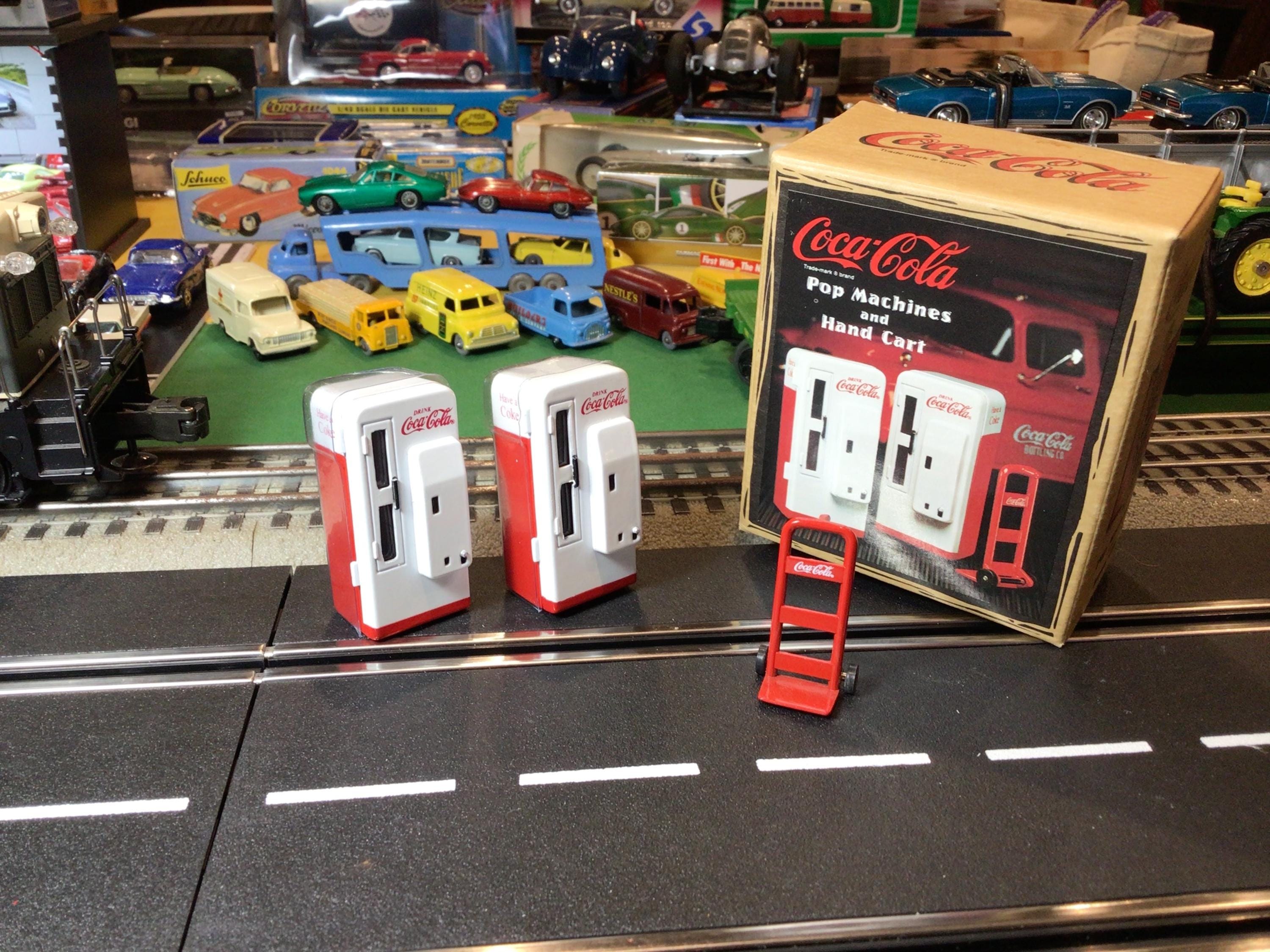 ERTL Diecast Two Coca Cola Pop Machines and One Hand Cart - Etsy