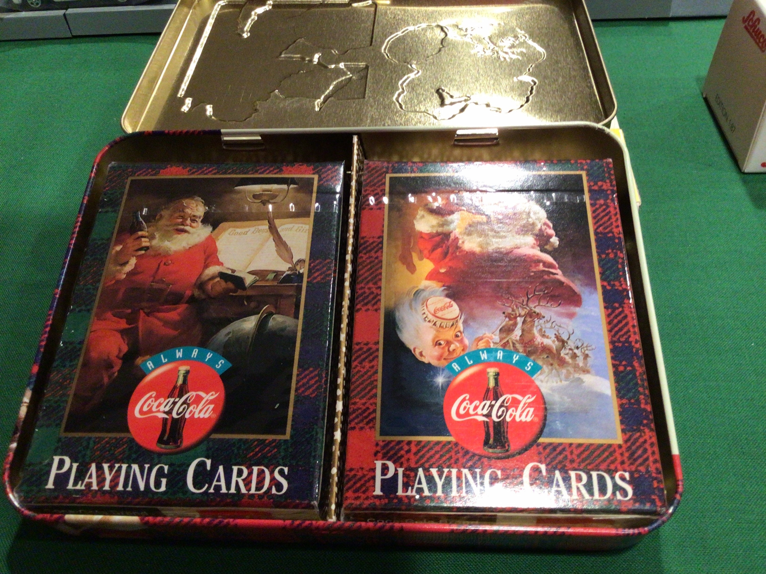 Coca Cola Nostalgia Playing Cards Limited Edition - Etsy