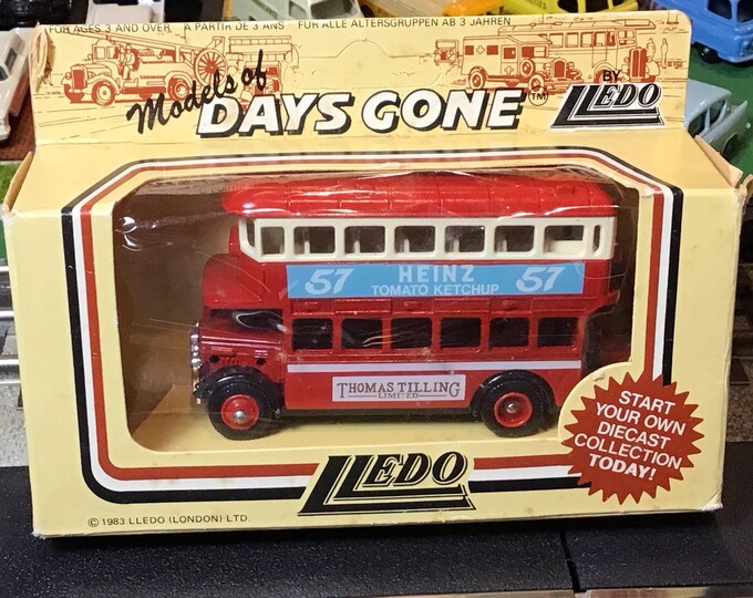 Lledo Models of Days Gone Red Double Decker Heinz 57 Ad Diecast 1/64 ...