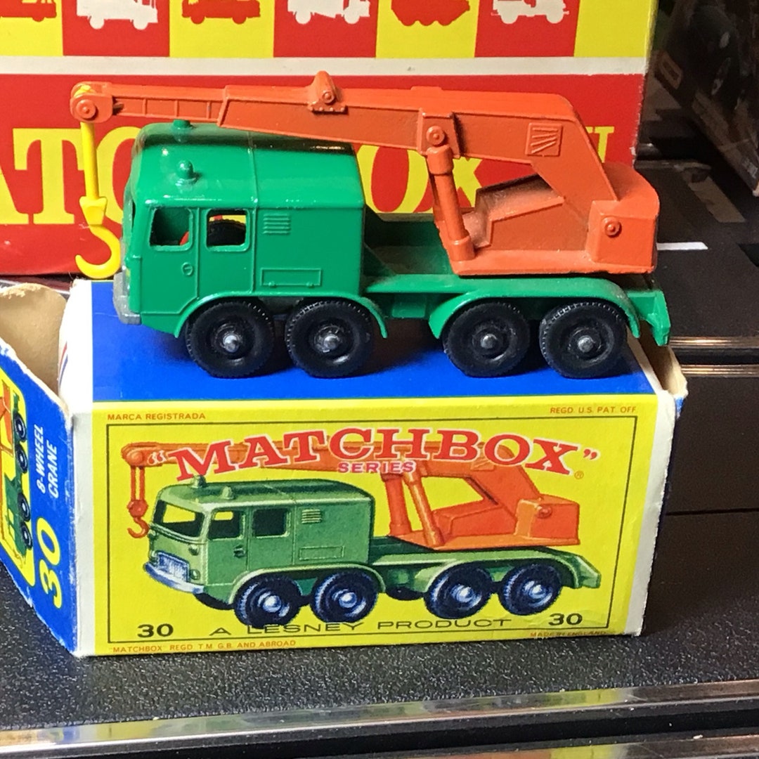 Matchbox Lesney 1-75 Series No 30 8 Wheel Crane Diecast 1/64 Scale - Etsy