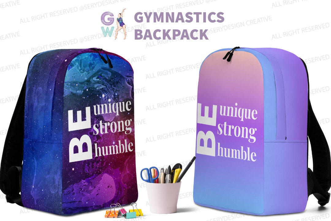 Gymnastics Backpack, Gymnastics School Bag, Gymnastics Gift, Gymnastics ...