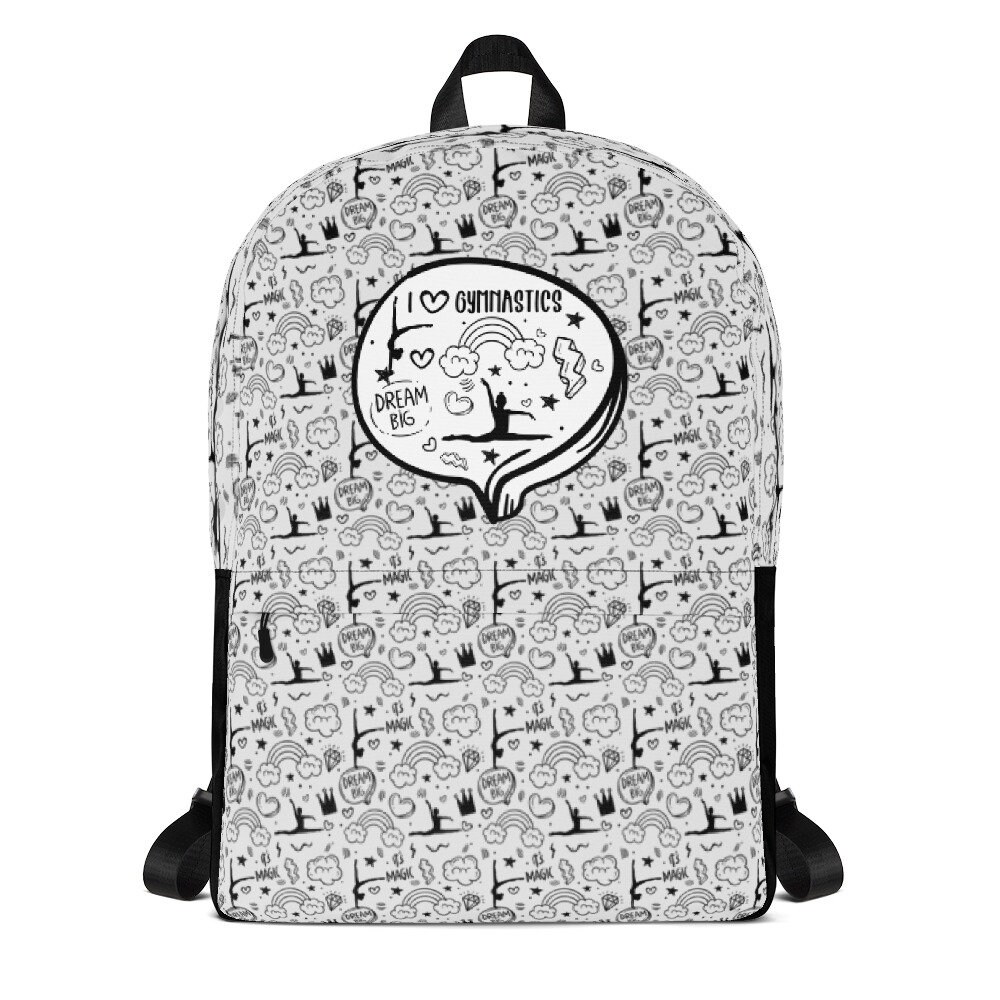 Gymnastics Backpack Gymnastics School Bag Gymnastics Gift - Etsy