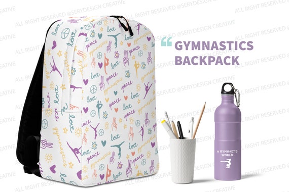 Gymnastics Backpack Gymnastics School Bag Gymnastics Gift - Etsy