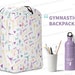 Gymnastics Backpack, Gymnastics School Bag, Gymnastics Gift, Gymnastics ...