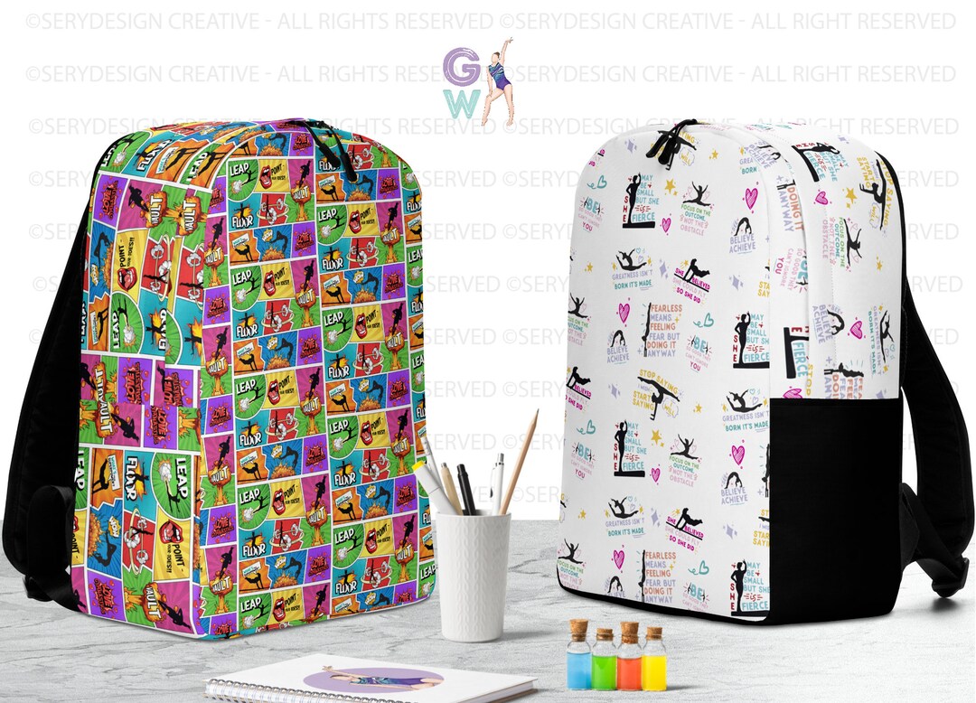 Gymnastics Backpack, Gymnastics School Bag, Gymnastics Gift, Gymnastics ...