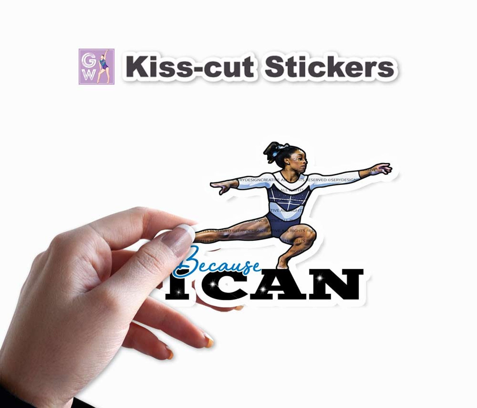 Simone Biles Stickers, Simone Biles, USA Gymnastics, Gymnastics Sticker ...