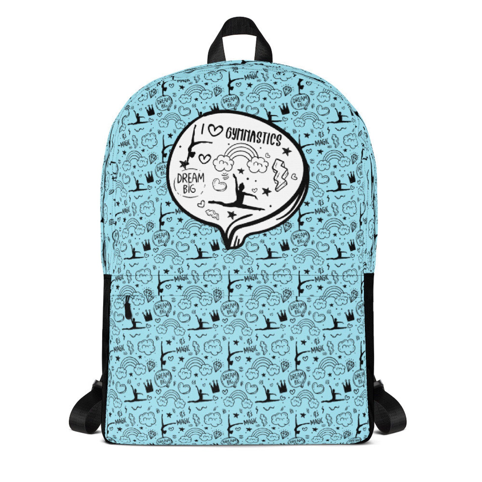 Gymnastics Backpack Gymnastics School Bag Gymnastics Gift - Etsy