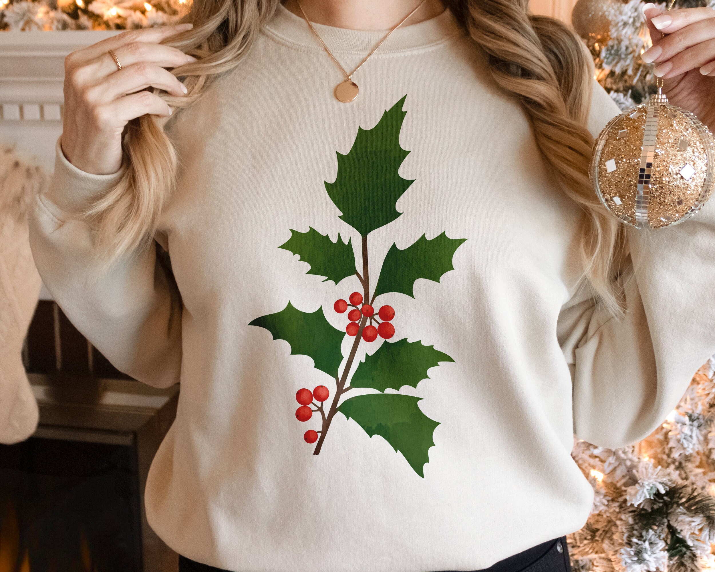 Holly Silhouette Svg and Png Bundle, Holly, Cricut, Cutfile, Flower ...