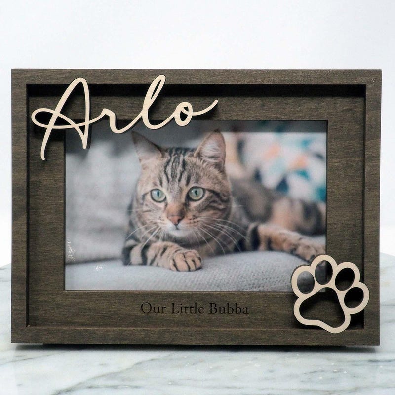 Cat Picture Frame - Etsy