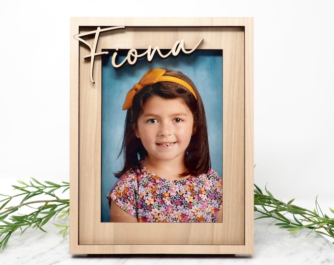 Create Your Own Personalized Picture Frame 4x6 Engraved Custom Wood ...