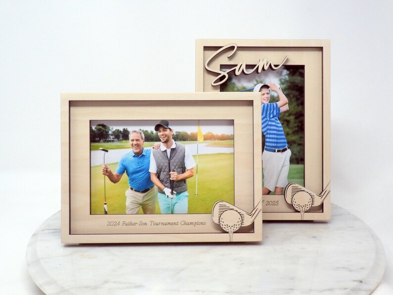 Personalized Golf Picture Frame | 4x6 or 5x7 Photo - Etsy
