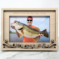 Medium Standing Frame With Foil Fish Decal - Etsy
