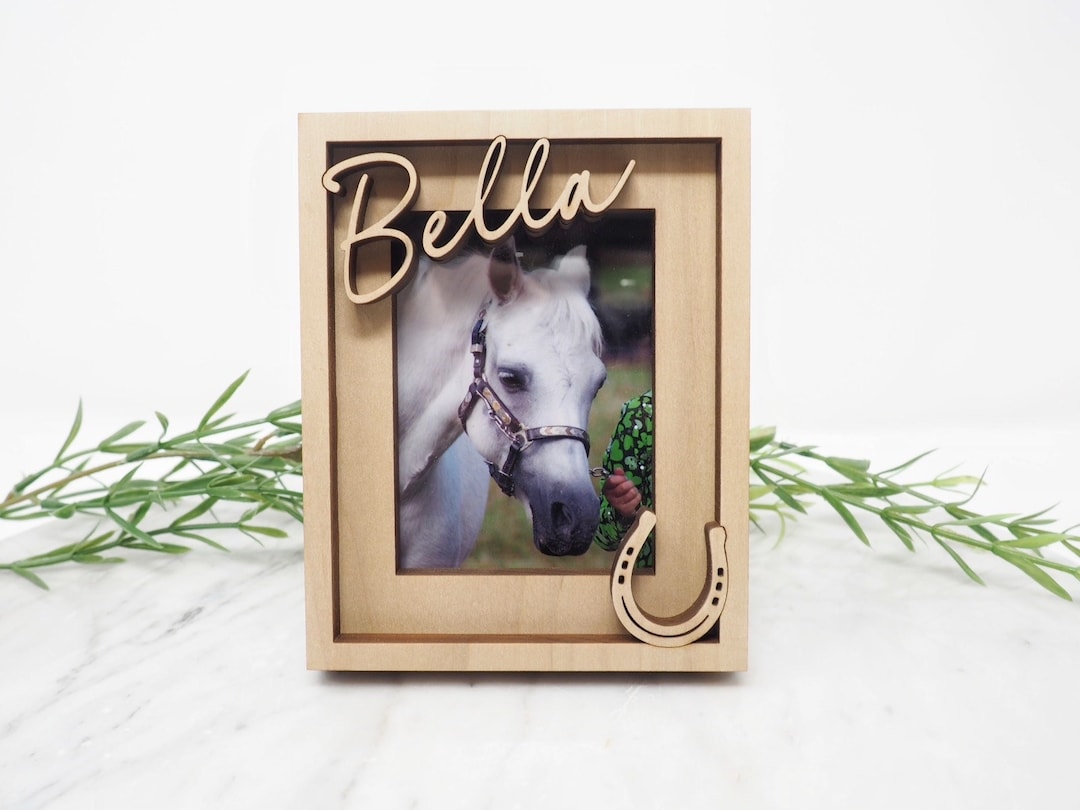 Personalized Horse Frame | Custom Horse Picture Frame With Name and ...