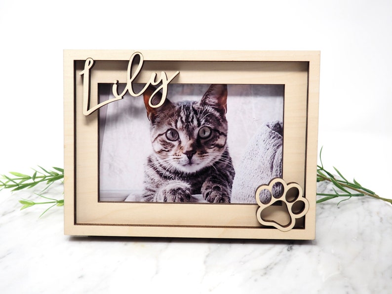 Personalized Cat Frame Custom Cat Name Picture Frame Gifts - Etsy
