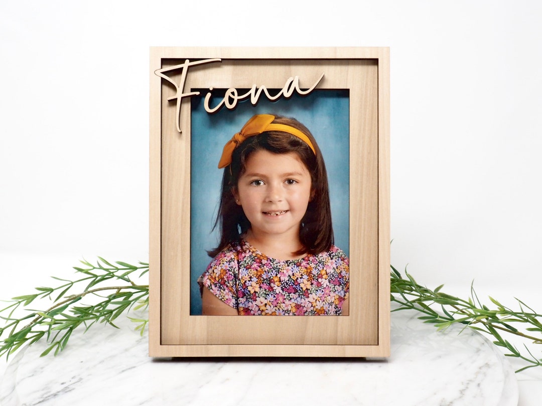 Personalized Frame With Name | Picture Frame for School Photo | Wallet ...