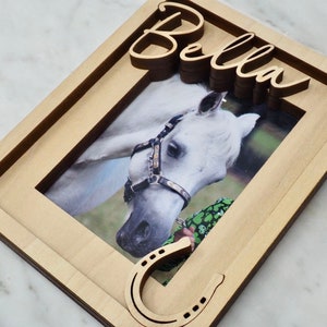 Personalized Horse Frame | Custom Horse Picture Frame With Name and ...