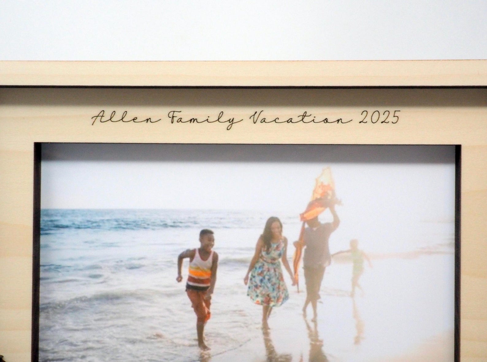 Personalized Hawaii Vacation Picture Frame | 4x6 or 5x7 Wooden Frame - Etsy