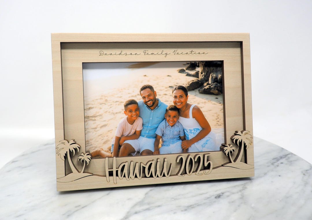 Hawaii Picture Frame | Hawaii Vacation Personalized Picture Frame ...