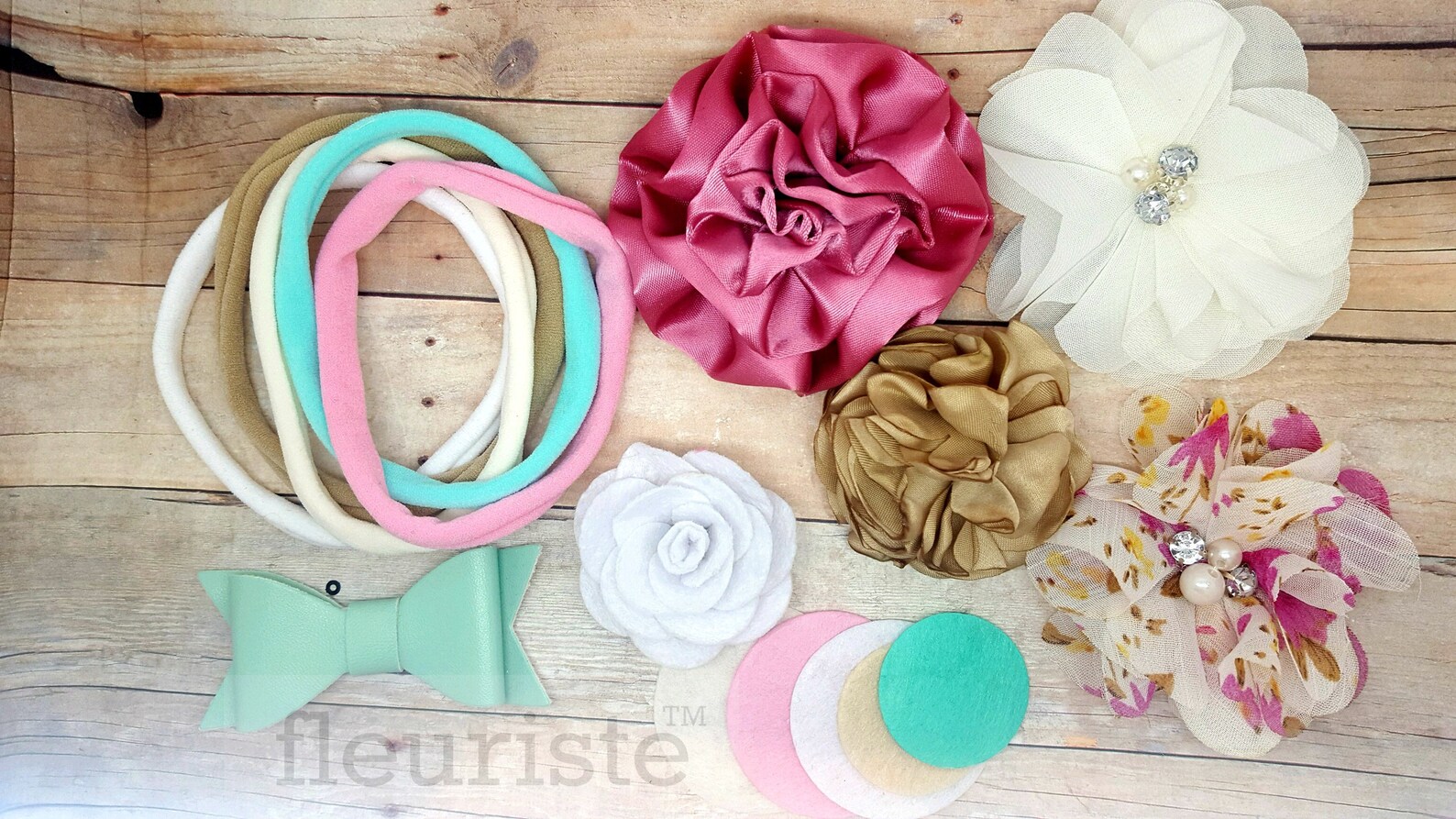 Spring Baby Headband Kit Baby Shower Games Baby Shower Baby - Etsy