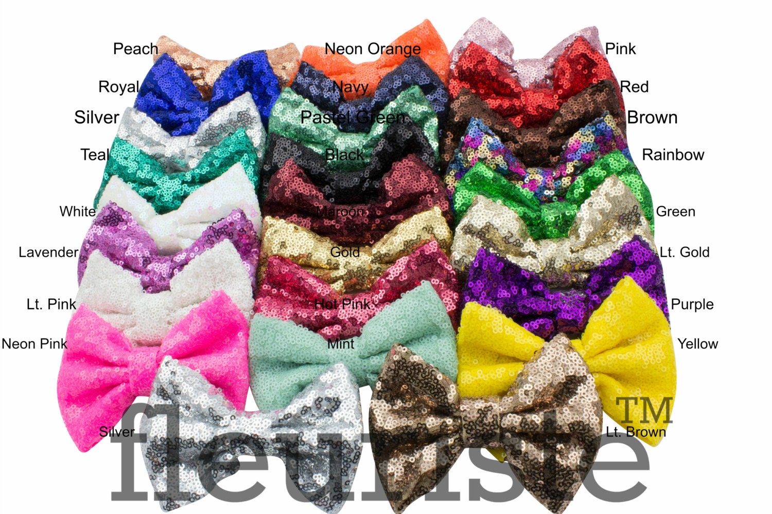 Sequin Bow Glitter Bow Sparkly Bows Fabric Bows Diy Bows - Etsy