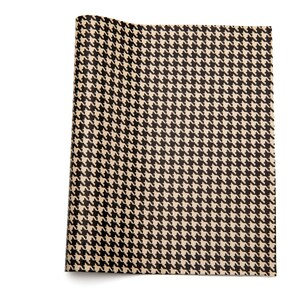 Houndstooth Full Sheet Faux Leather Sheets Cricut Bow Supplies, Canvas ...