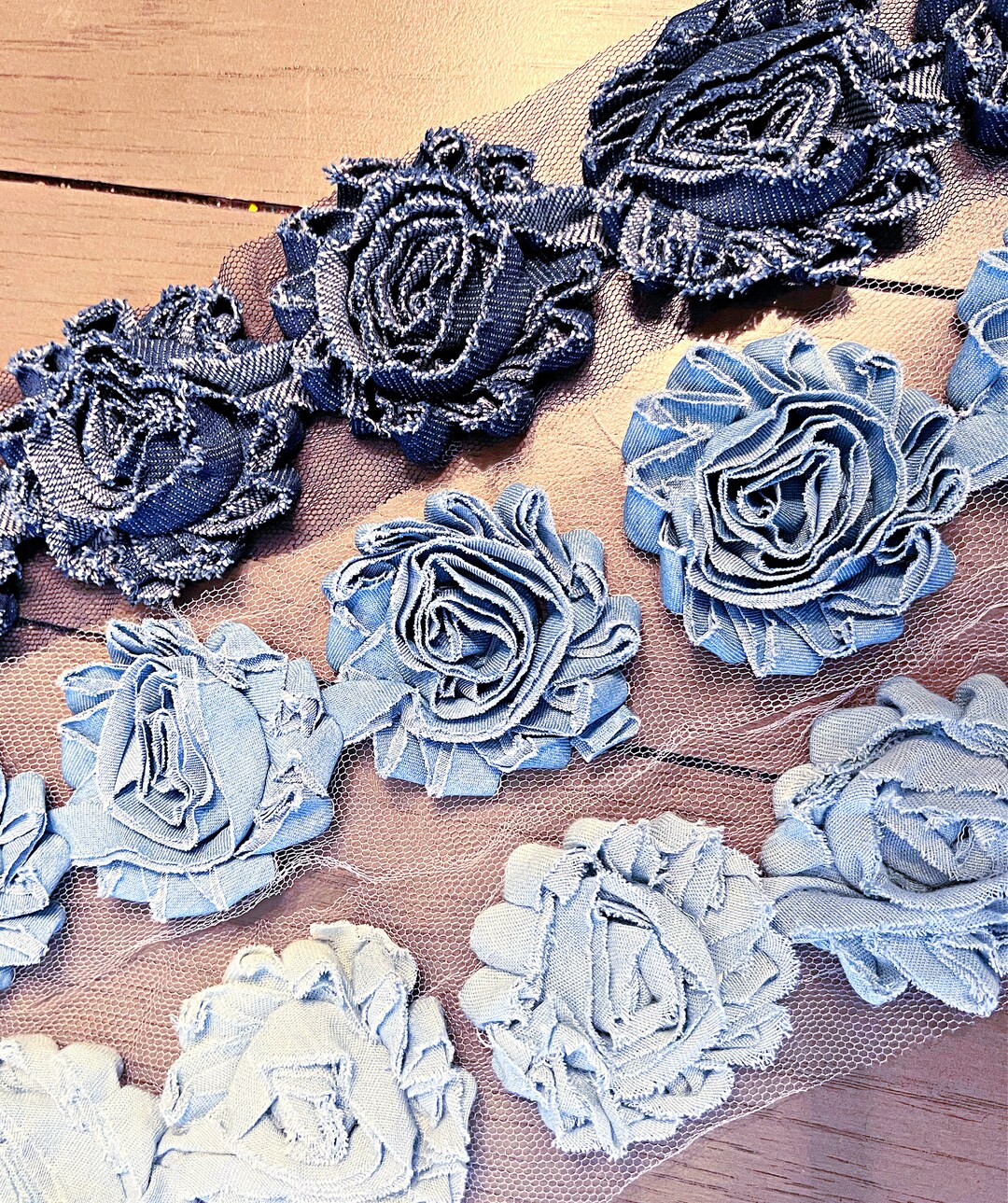 Shabby Rose Trim, Shabby Flower Trim, Shabby Flowers, Shabby Wholesale ...