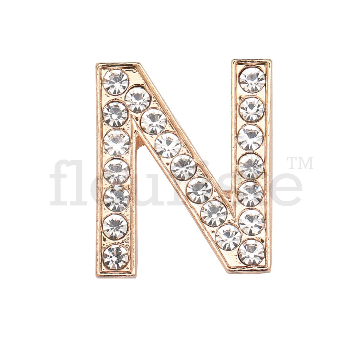 Letter N Rhinestone Bulk Metal Rhinestone Rhinestone - Etsy