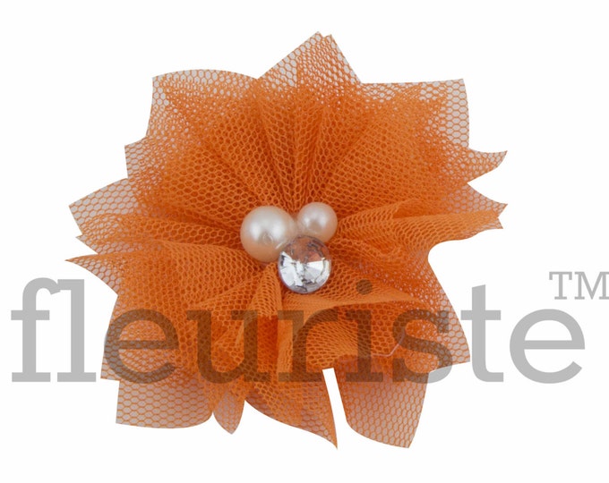 1.6 New Arrived Fabric Rosset Flowers for Children Baby Girls Hair ...