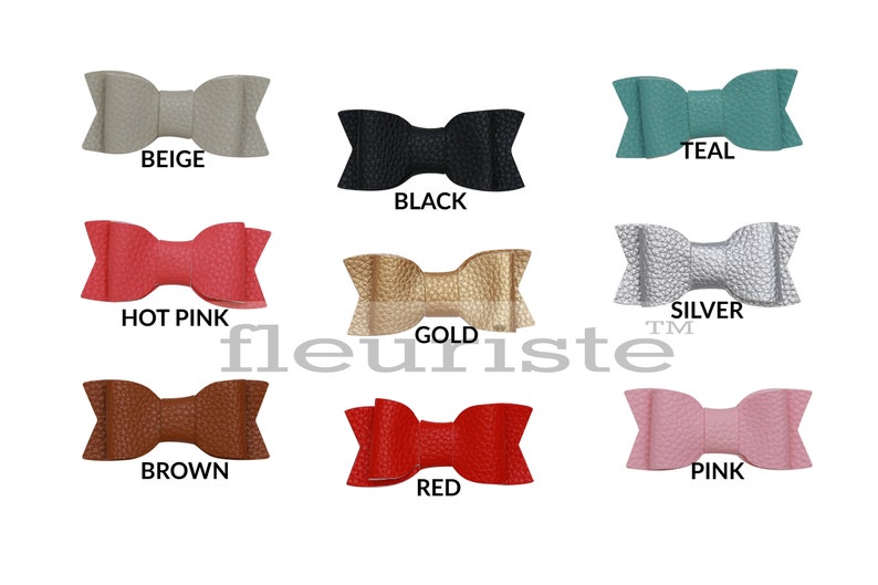 Leather Bows, Soft Bows, Hair Bows, Diy Bows, DIY Hair Bows, Fabric ...