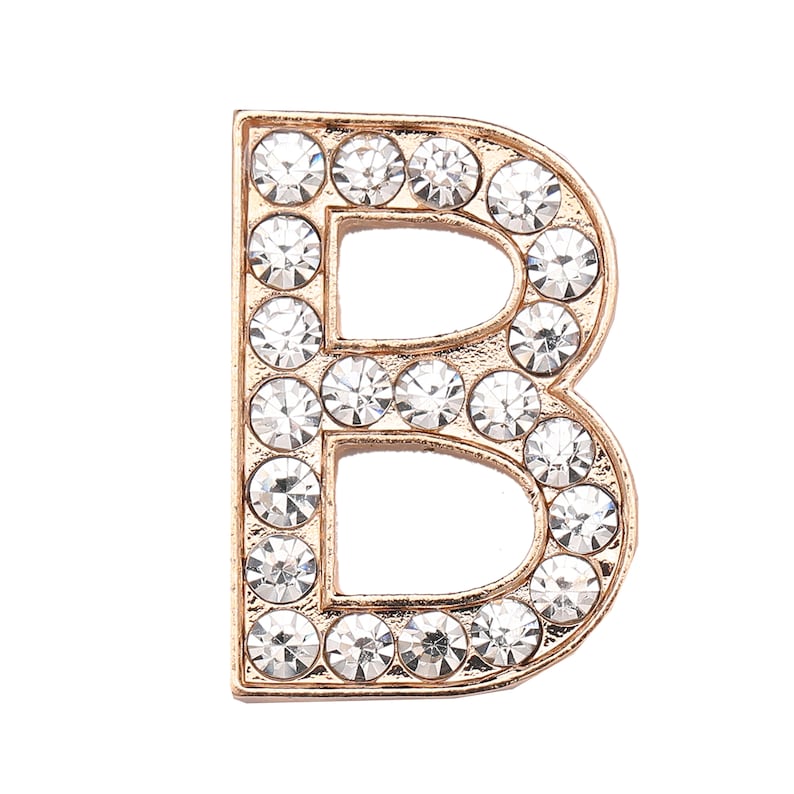 Letter B Rhinestone Bulk Metal Rhinestone Rhinestone - Etsy