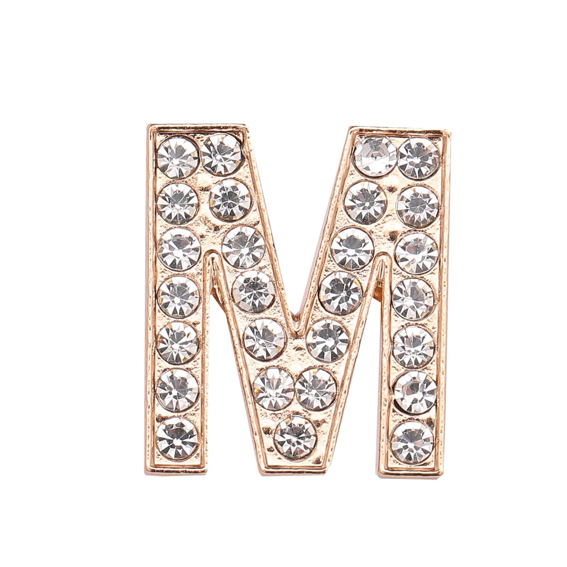 Letter M Rhinestone Bulk Metal Rhinestone Rhinestone - Etsy