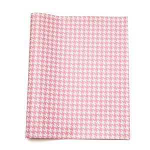 Houndstooth Full Sheet Faux Leather Sheets Cricut Bow Supplies, Canvas ...