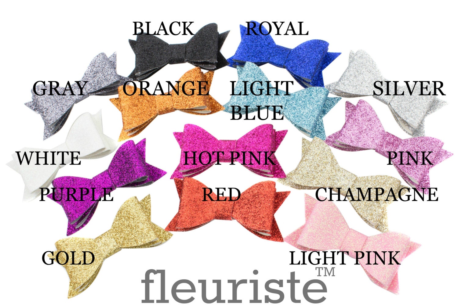 Glitter Bows Gold Bows Sparkle Bows Hair Bows Diy Bows - Etsy