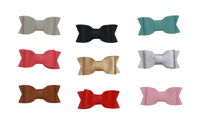 Leather Bows, Soft Bows, Hair Bows, Diy Bows, DIY Hair Bows, Fabric ...