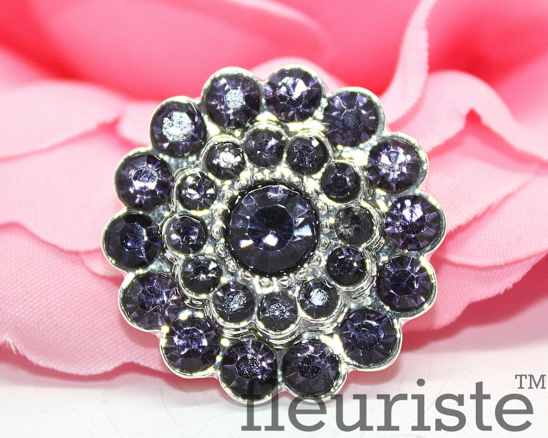 Rhinestone Button, Flat Back Rhinestone, Pearl Button, Flower Center ...