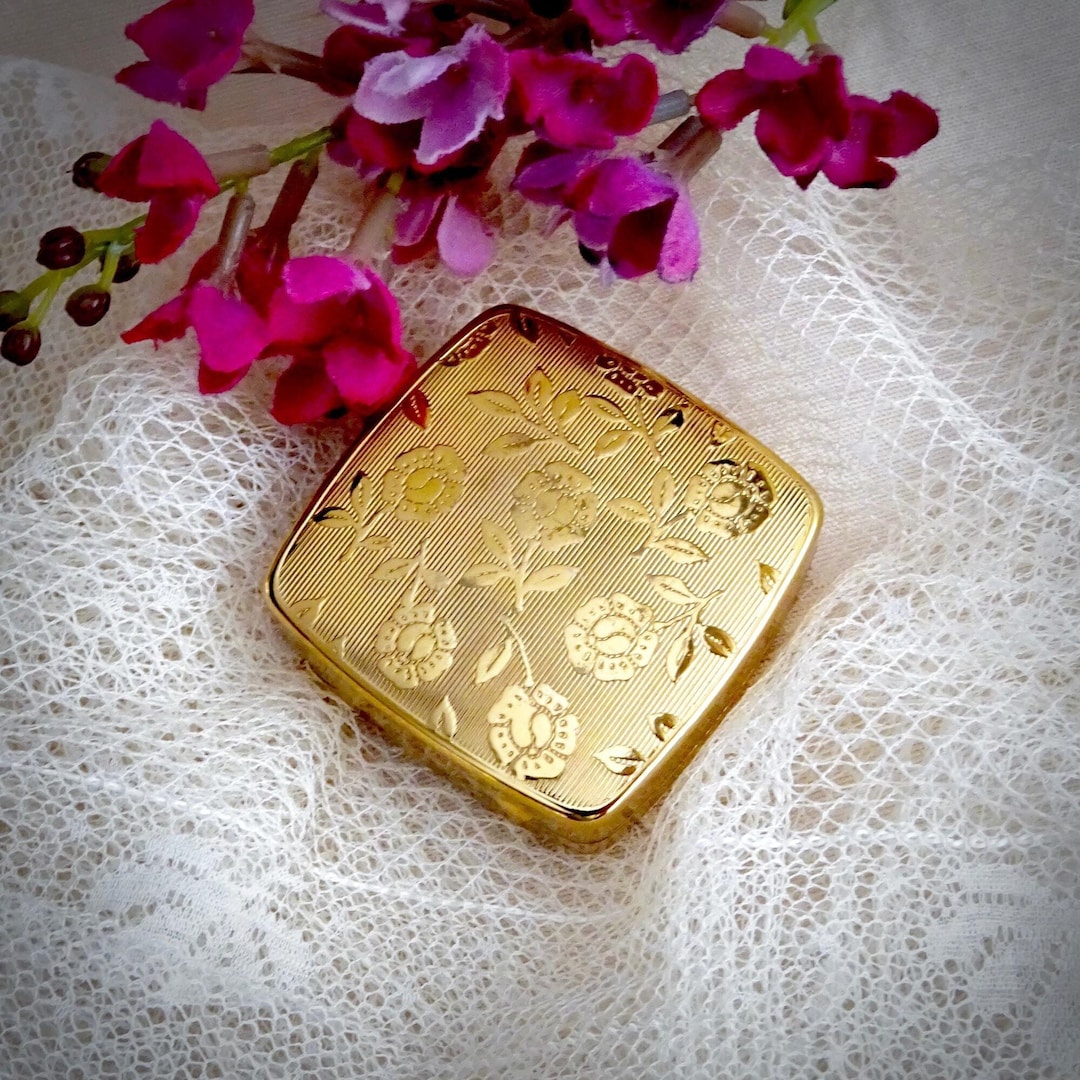 Vintage Pocket Ashtray, Melissa Portable Ashtray in Original Box, Gold ...