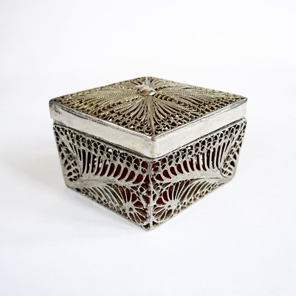Small Silver Box - Etsy UK
