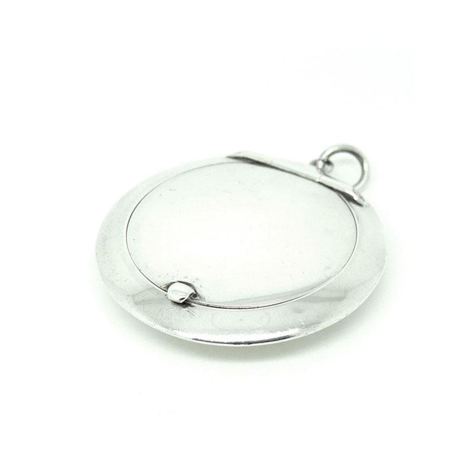 Art Deco 1920s Mirror Compact Locket Necklace - Etsy UK