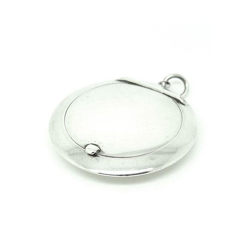 Art Deco 1920s Mirror Compact Locket Necklace - Etsy UK