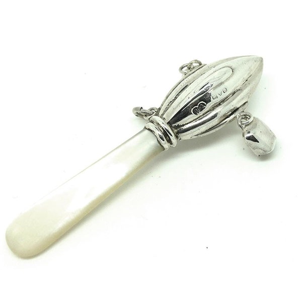Silver Rattle - Etsy