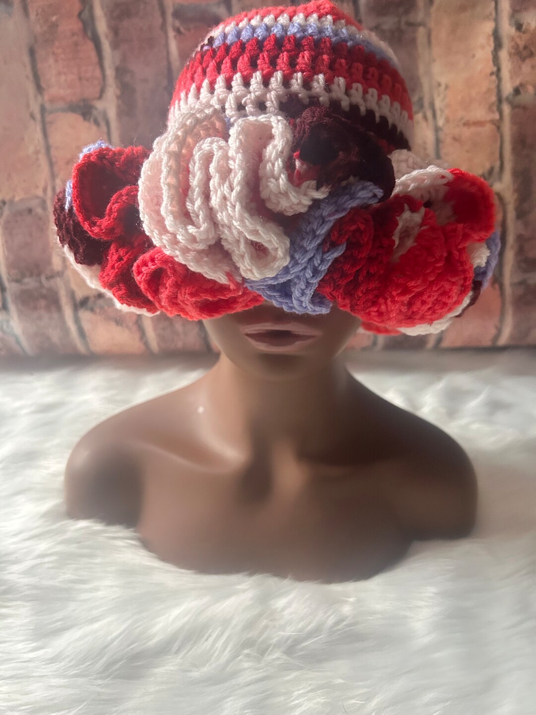 Hot Stuff Crochet Ruffle Hat - Etsy