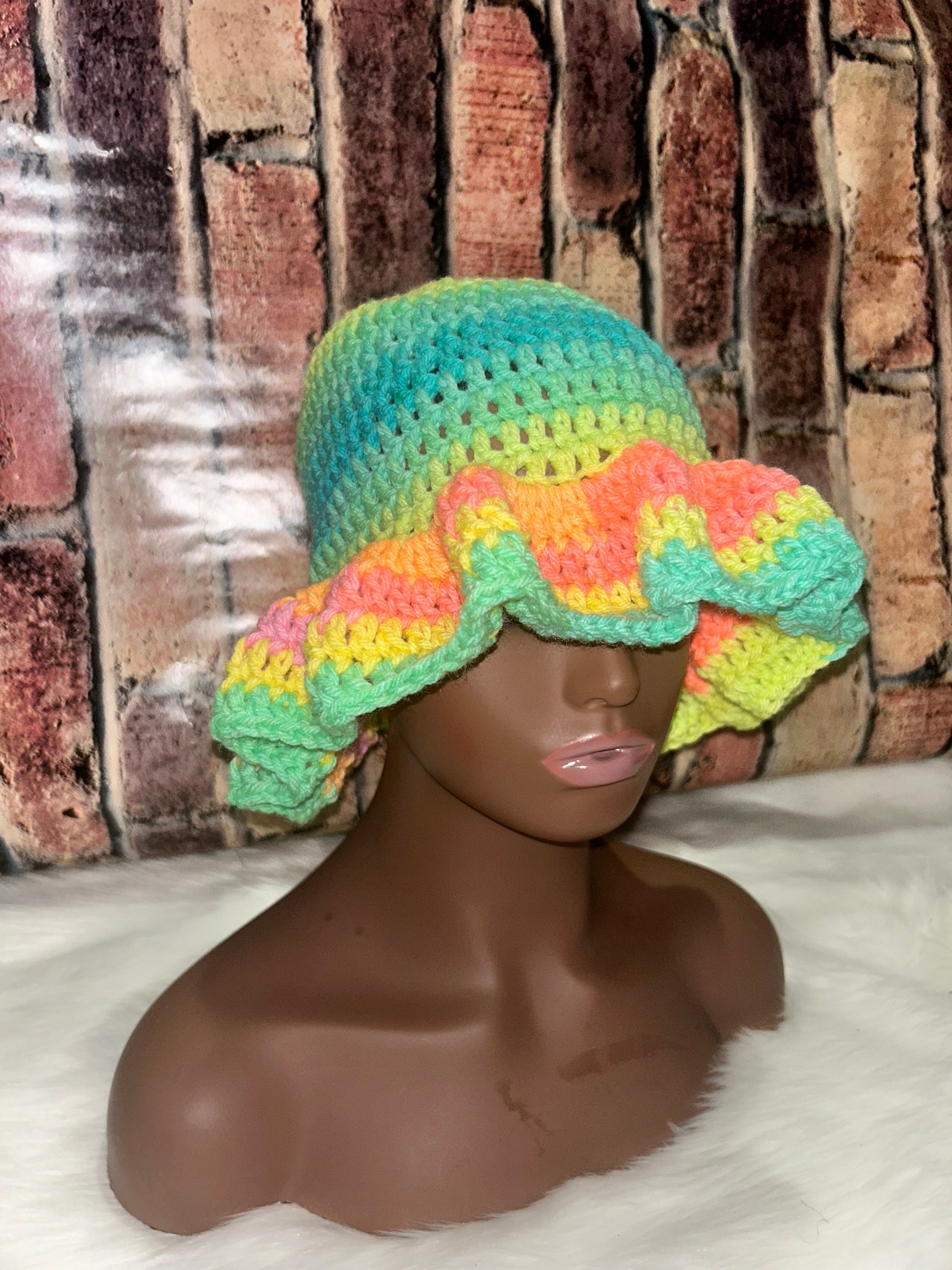 Retro Baby Relaxed Ruffle Crochet Hat - Etsy