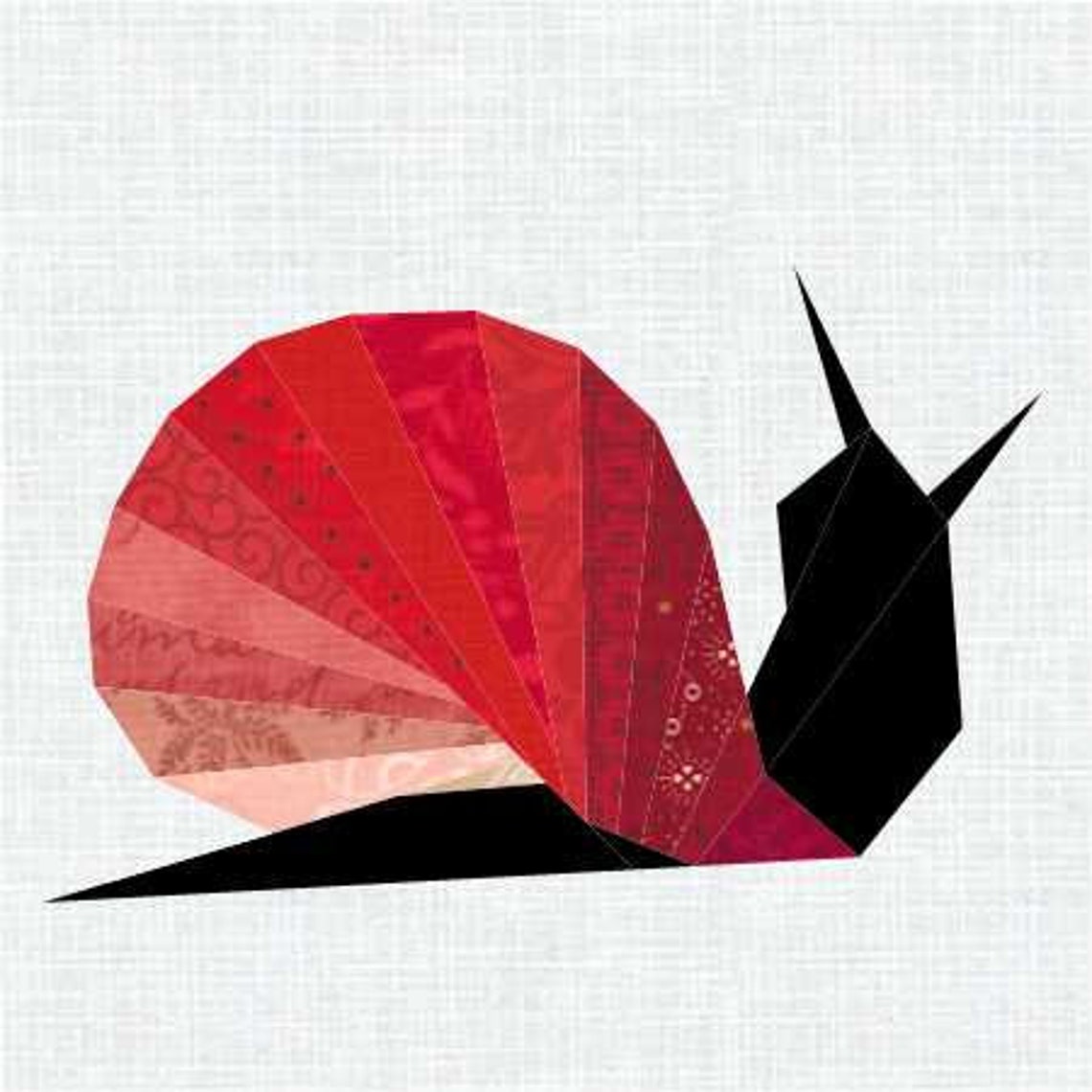 Snail Foundation Paper Piecing Pattern - Etsy