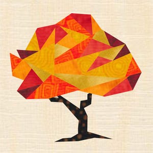 Treetwo Foundation Paper Piecing Pattern - Etsy