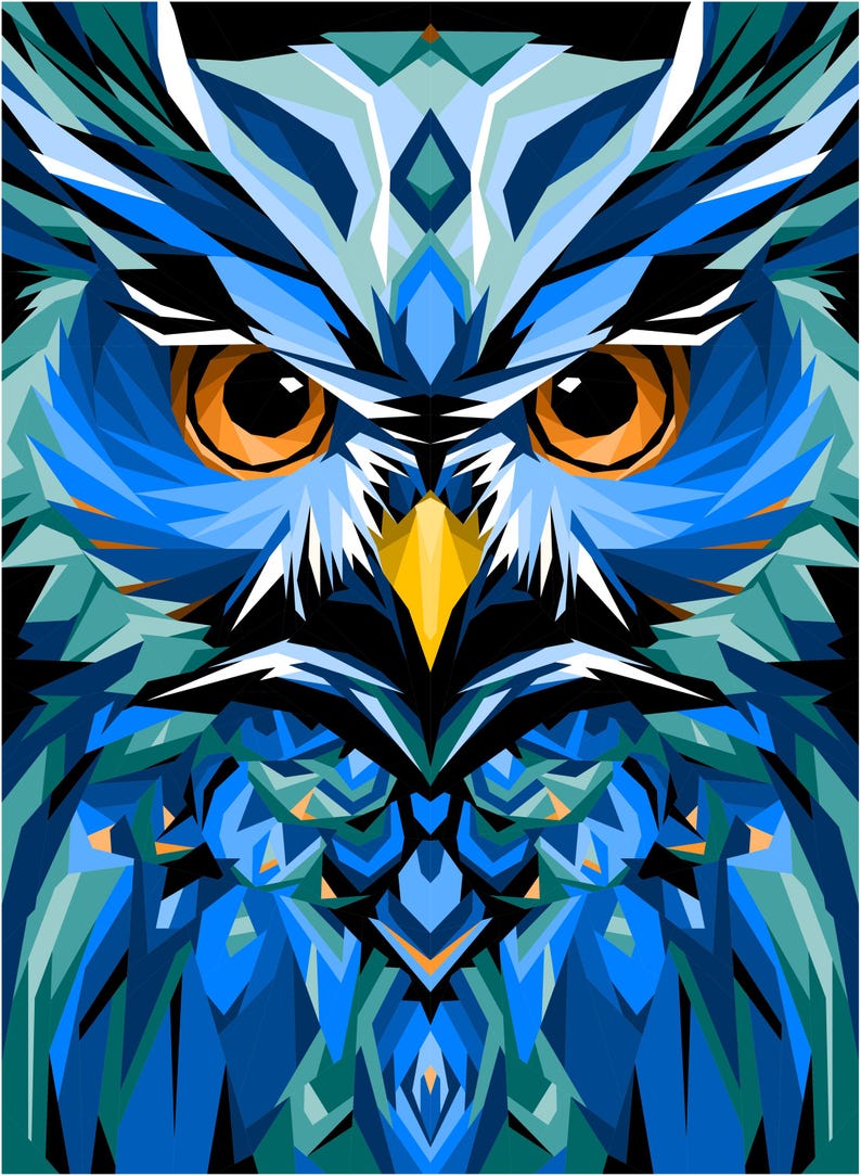 Big Owl 60"x82" FPP Pattern - Etsy Canada