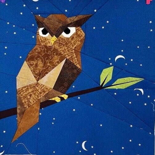 Owl Foundation Paper Piecing Pattern - Etsy