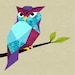 Owl Foundation Paper Piecing Pattern - Etsy
