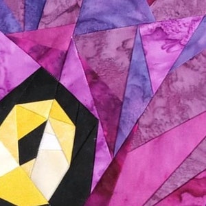 50" X 50" Geometric Dragon Foundation Paper Piecing Pattern - Etsy