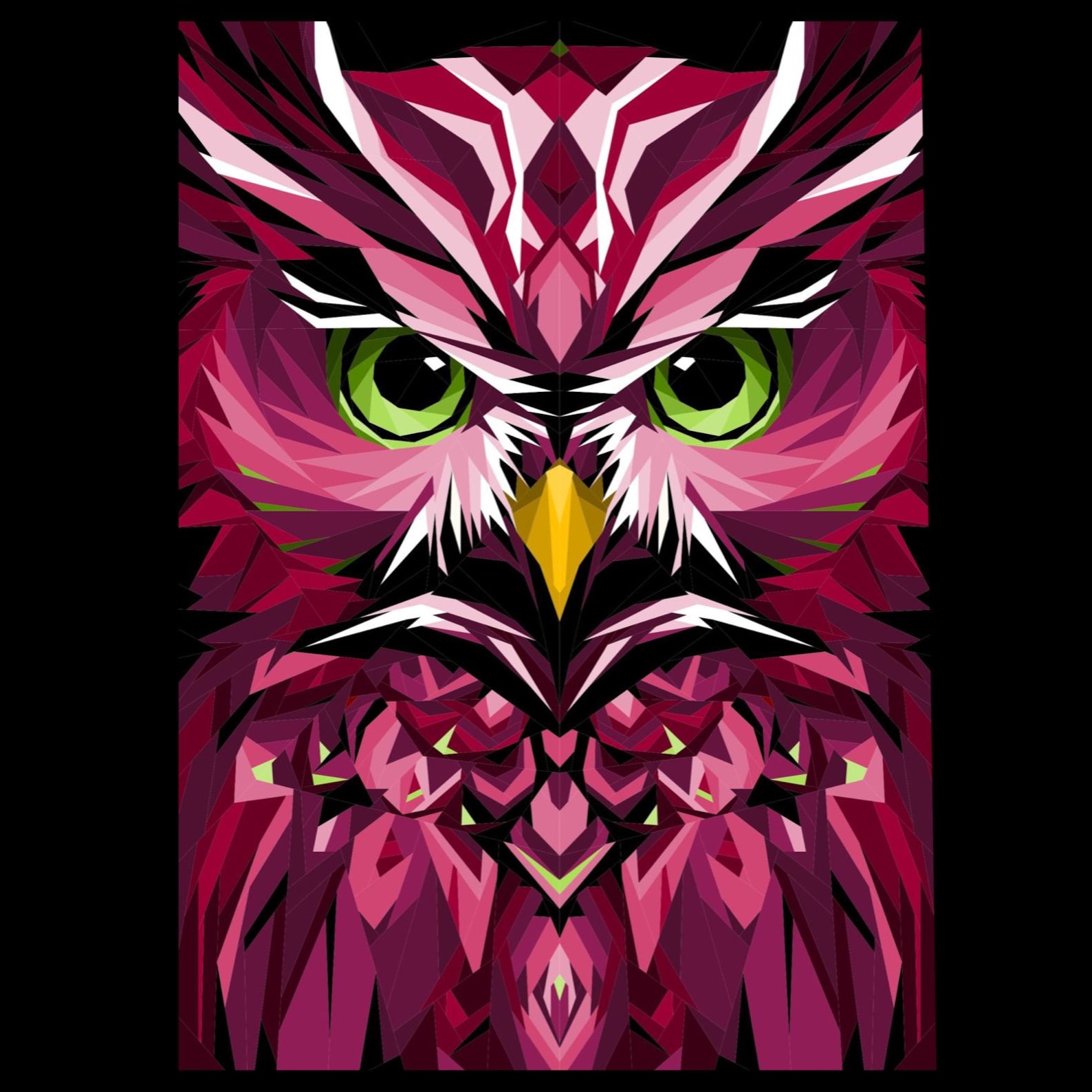 Big Owl 60"x82" FPP Pattern - Etsy